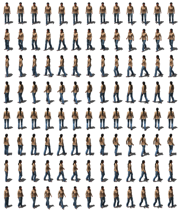 player walking sprite sheet